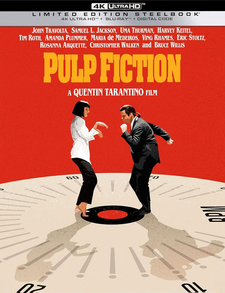 Pulp Fiction - Limited Edition Steelbook (4K-UHD) – Victor Victor Victor